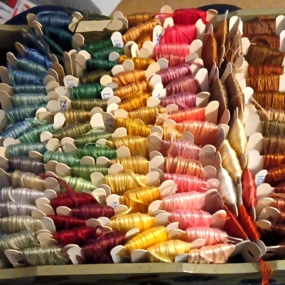 not surej | Other | Embroidery Cotton Thread Wound On Paper Bobbins 0 ...